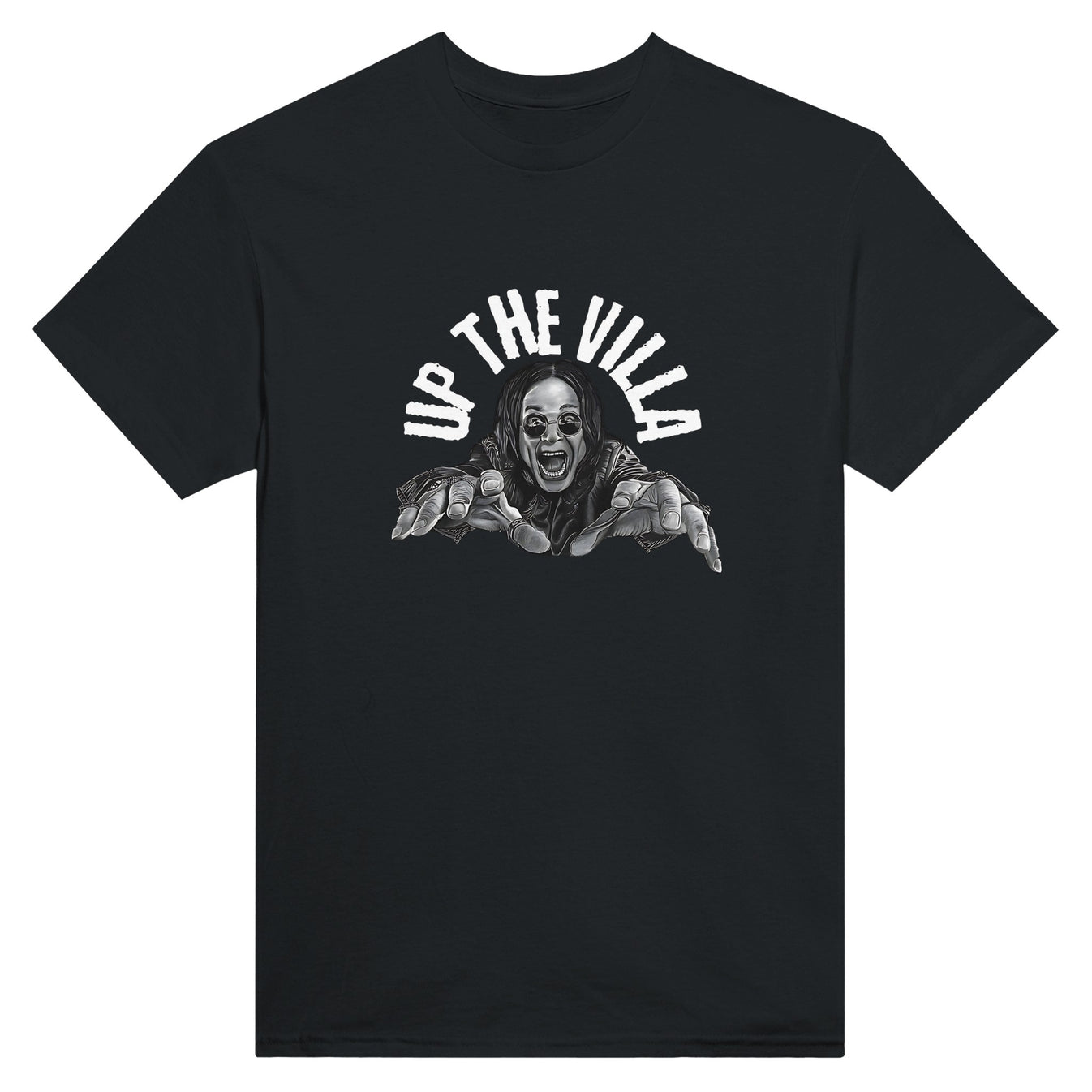 Ozzy Osbourne "UP THE VILLA" T-Shirt – Aston Villa Champions League Ti ...